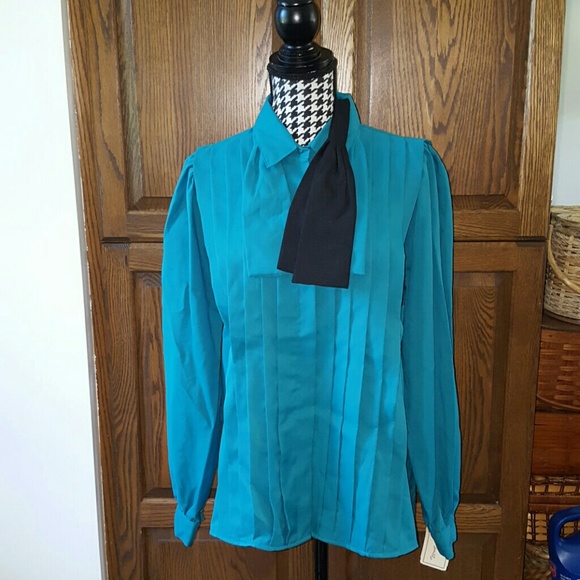 Rhoda Lee | Tops | Vintage Rhoda Lee Button Down Blouse Size 8 | Poshmark